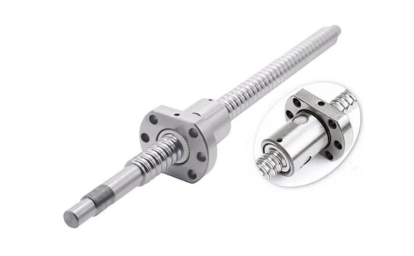 Buy ball screw with nut & Machined Ends