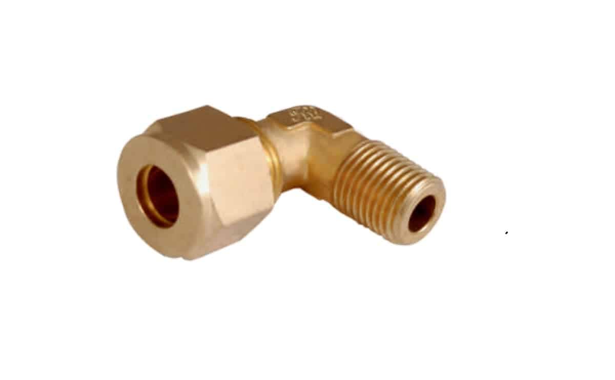 Brass Elbow Male Assembly Compression Pipe Fittings for Plumbing | Buy ...